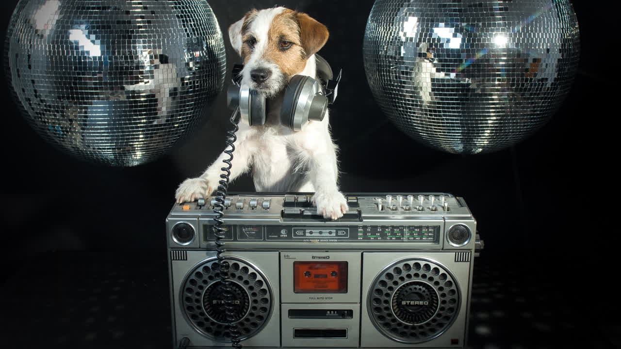 Premium stock video - Dog ghetto 4k 11