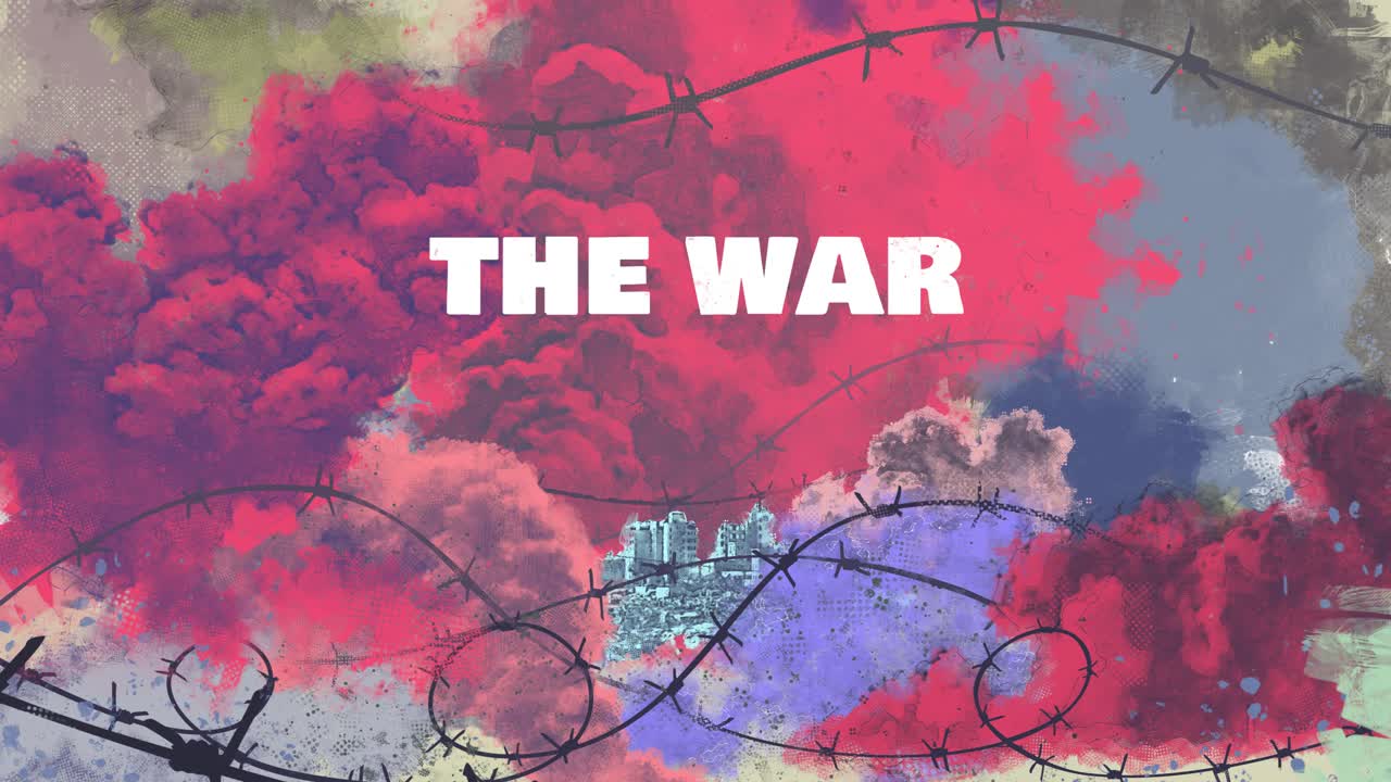 Premium stock video - War intro - computer generated battlefield ...