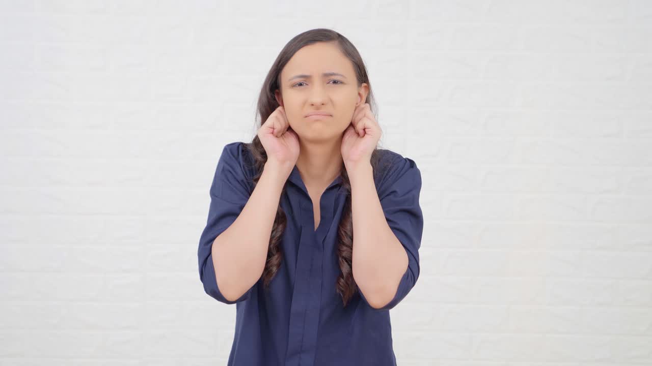 Premium stock video - Indian girl saying sorry and apologizing