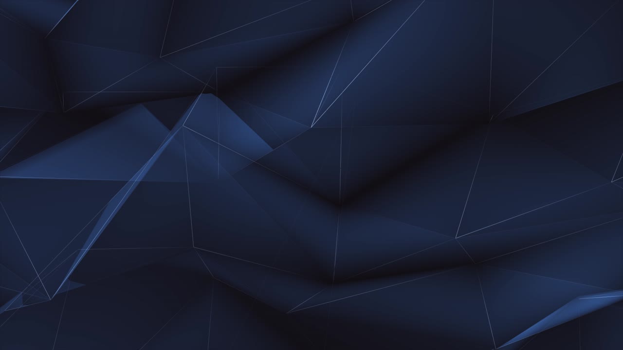 3d abstract plexus black and blue geometrical shapes triangles lines ...