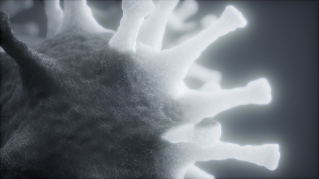 Free stock video - Bacteria virus or germs microorganism cells under ...