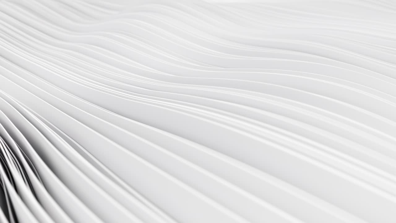Abstract white wave pattern Premium Stock Video Footage