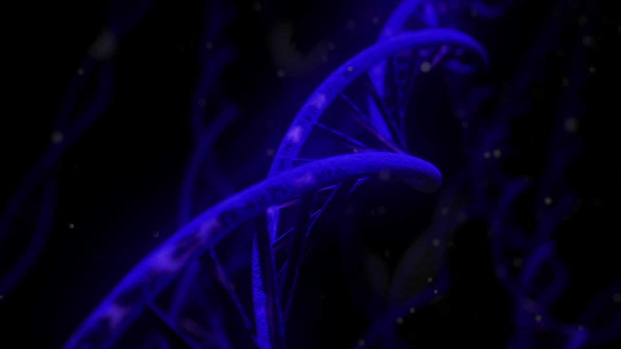 Premium stock video - Dna spinning rna double helix slow science ...