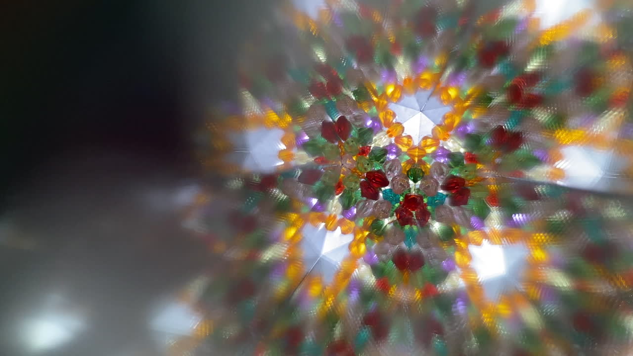 Premium stock video - A colourful kaleidoscope view design