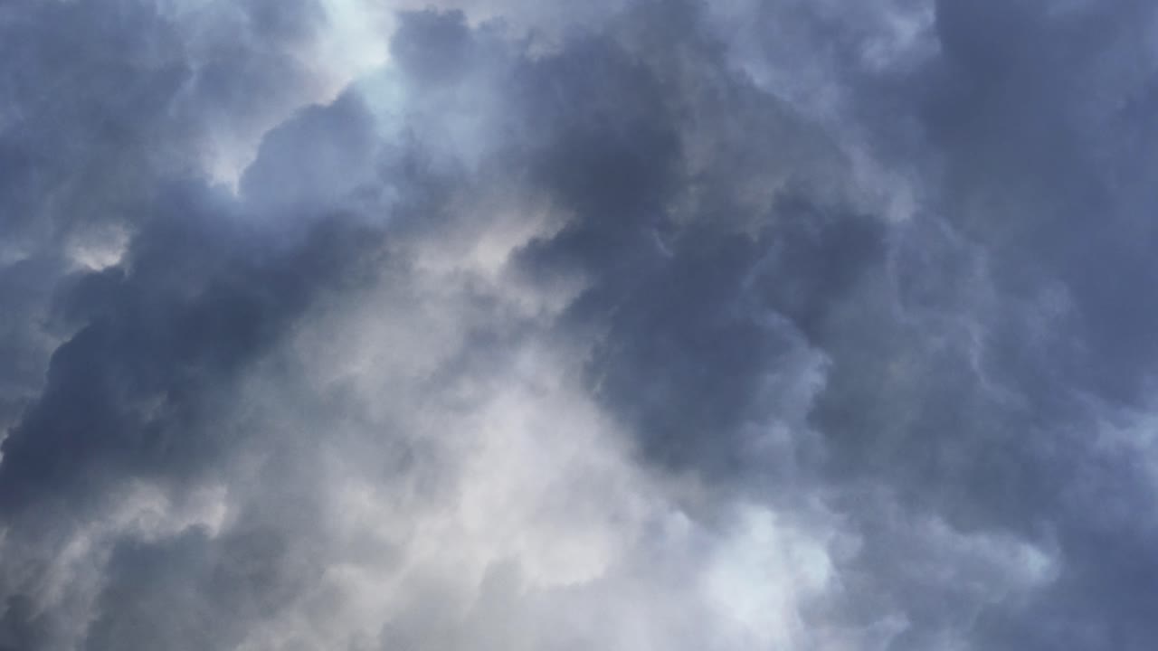 Premium stock video - Thunderstorm at night real time in sky ...