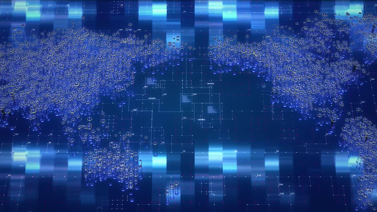 Sophisticated 4k CG World Map | Premium Stock Video Footage