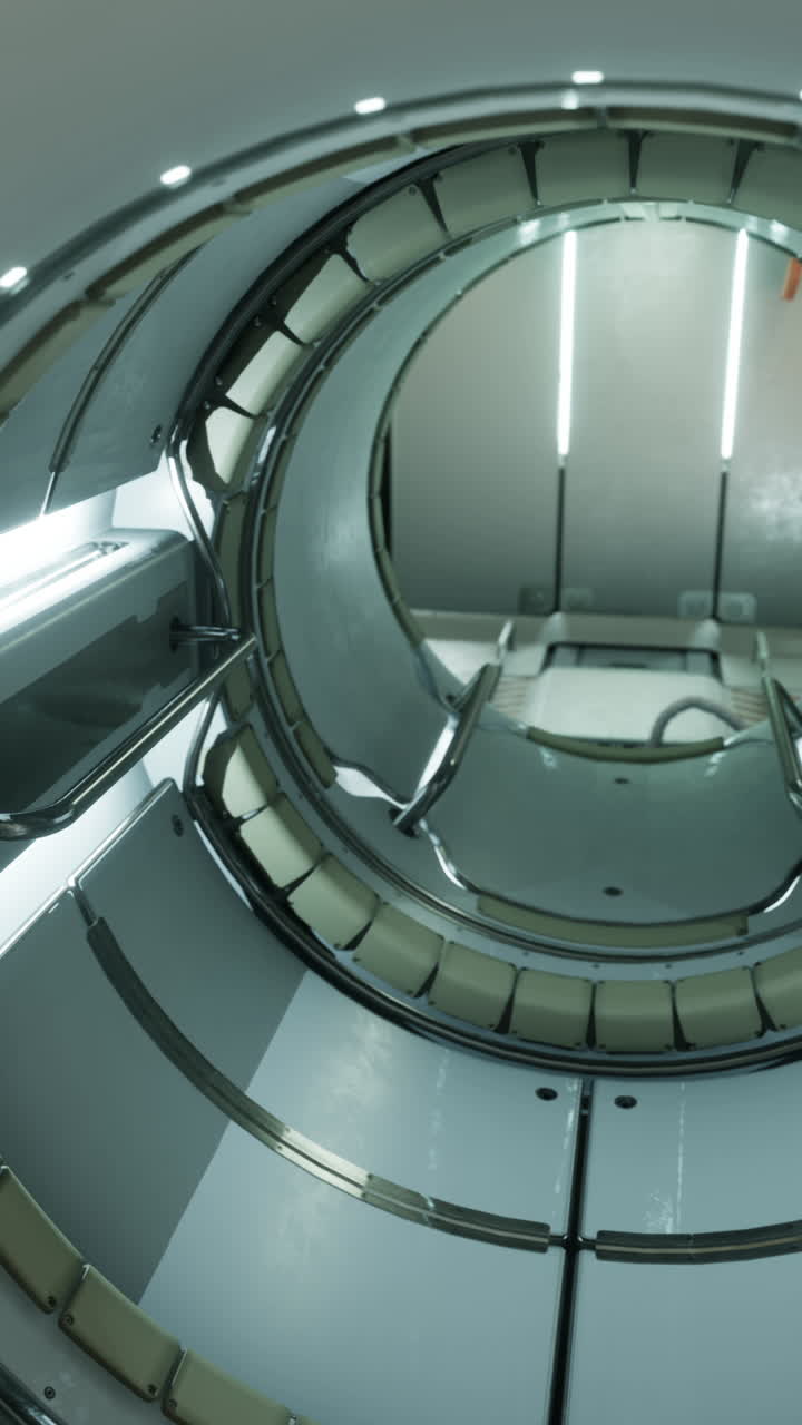 Premium stock video - Inside a ct or mri scanner