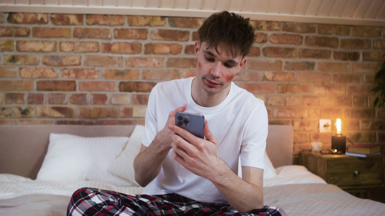 Free stock video - Man in the bedroom