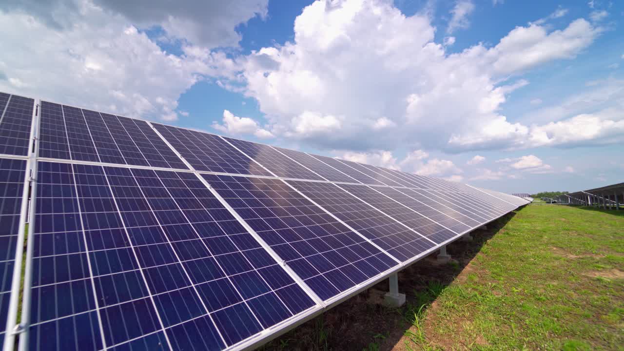 Solar panels produce electricity from the sun. Clean technology for ...