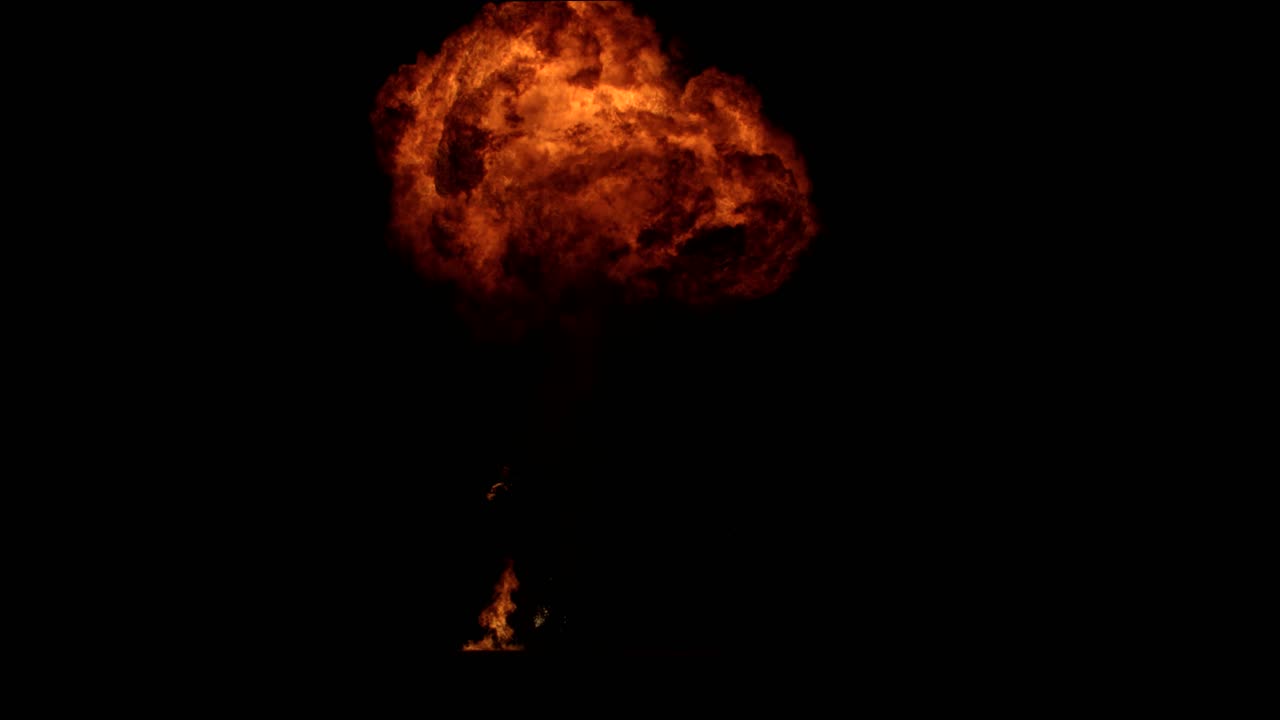 Premium stock video - Big fire explosion air sparks -60fps -from the ...