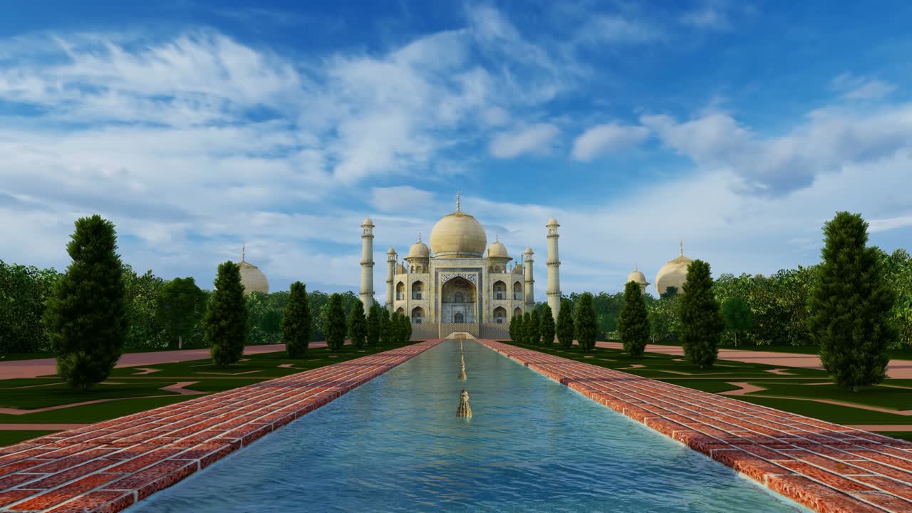 Close up of amazing Taj Mahal India | Premium Stock Video Footage