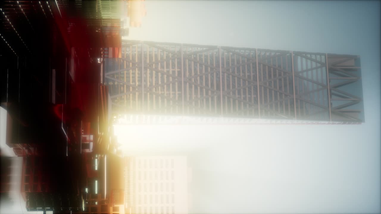 Concept of london city at sunset. vertical format Premium Stock Video ...
