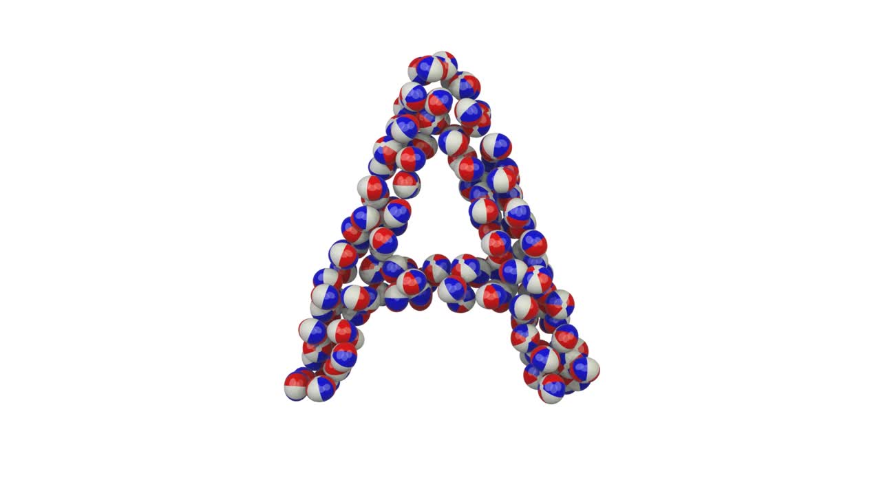 beach ball themed font letter a | freepik