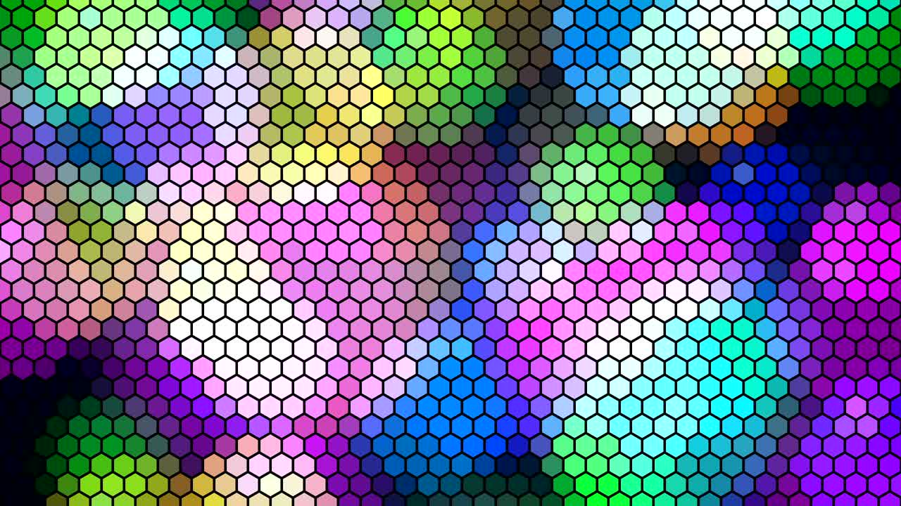 Abstract hex background. | Premium Stock Video Footage