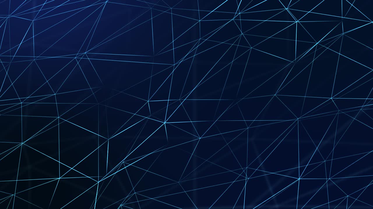 Abstract technology futuristic blue Loop background plexus particle ...