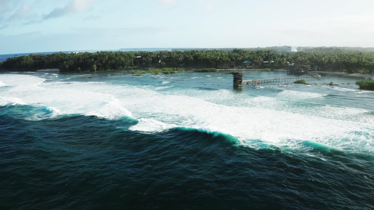 Cloud 9 - Popular Surf Spot On Siargao Island, Philippines Free Stock ...