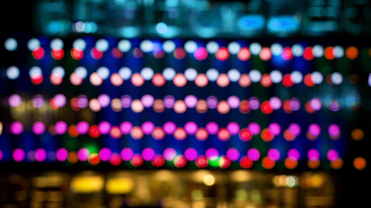 Premium stock video - Shopping mall lights 04