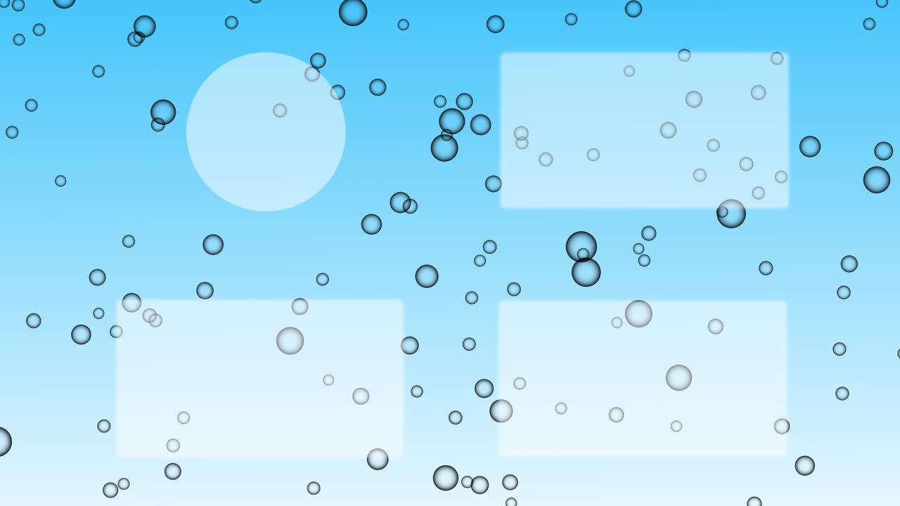 Bubble fancy end card ending screen motion graphics | Premium Stock ...