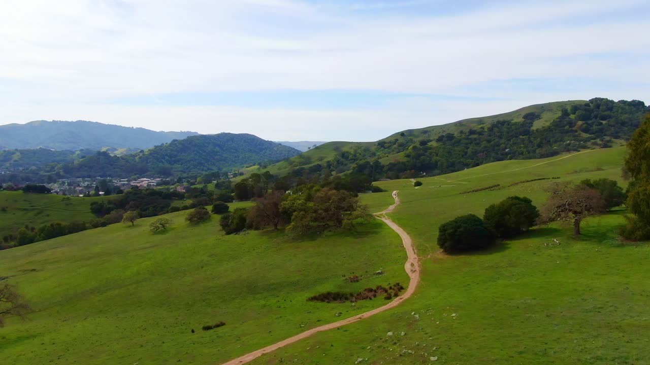 Hiking Through Scenic Hillside Trails in Mountainous Landscapes ...