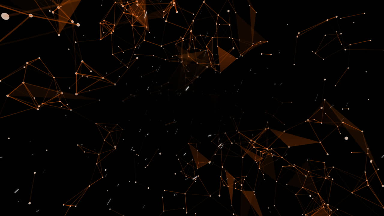 Polygon tunnel revealing glowing stars 4k | Premium Stock Video Footage