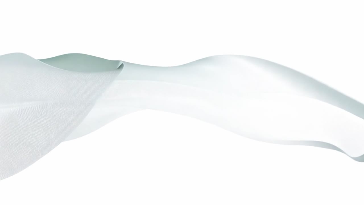 Premium stock video - White abstract flowing background