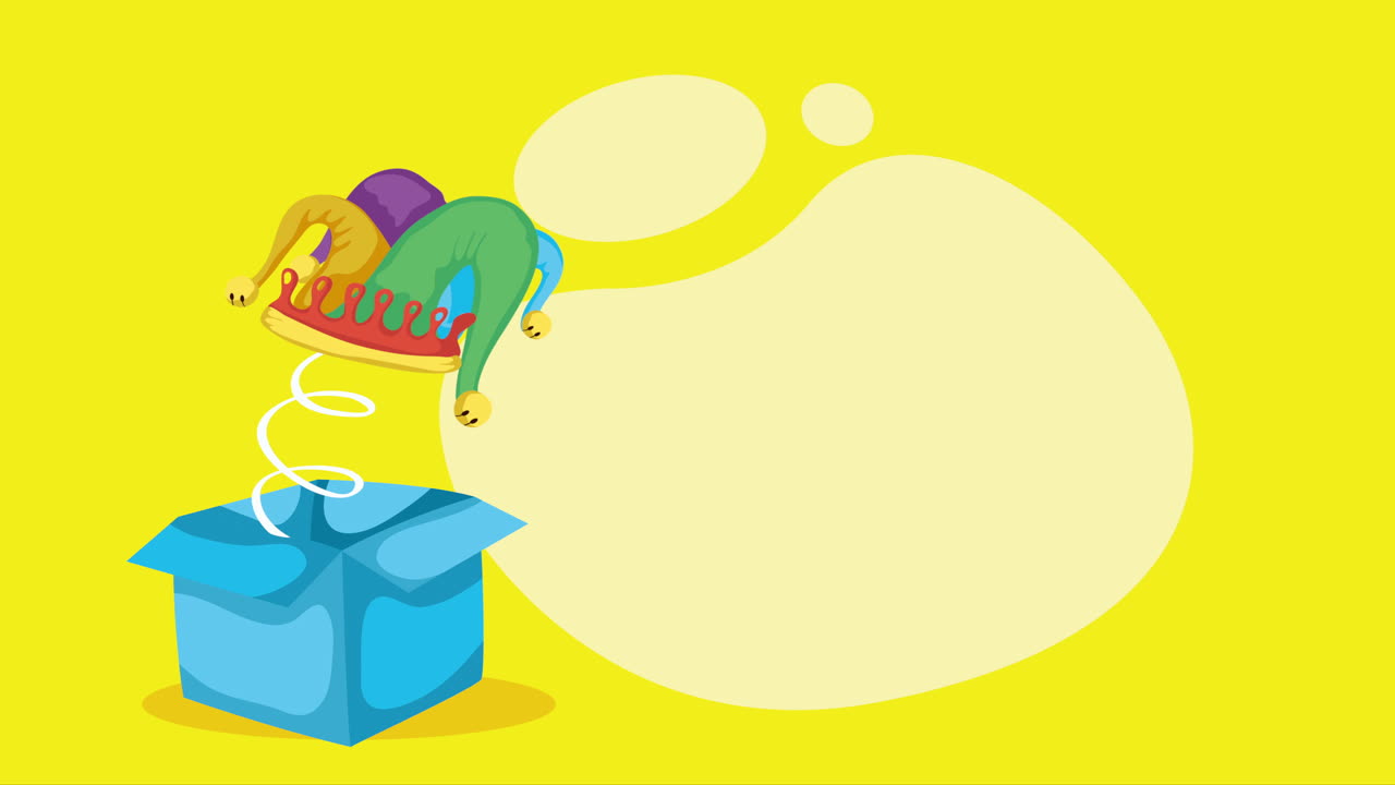 Surprise Joke Hat in a Box | Premium Stock Video Footage