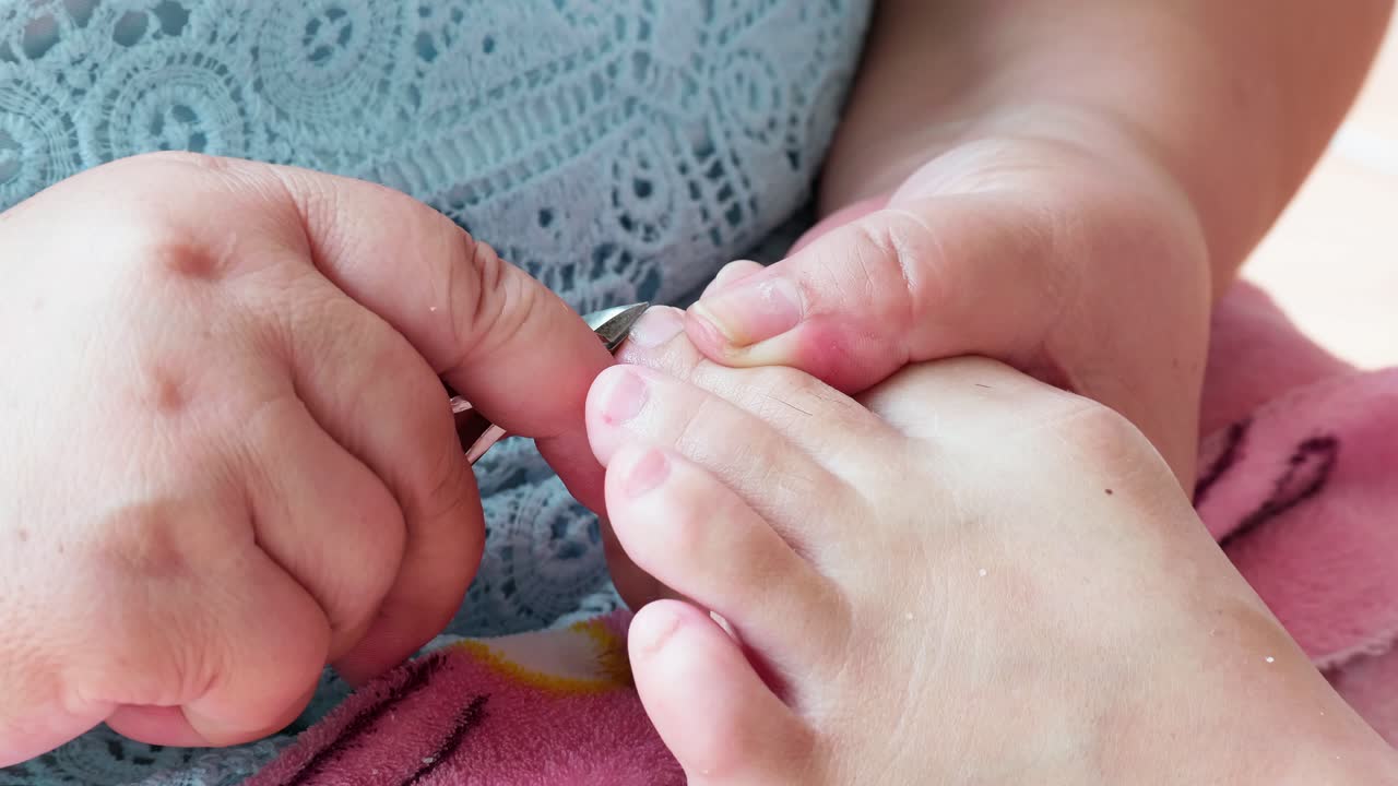 Premium stock video - Cosmetologist beautician is making pedicures in ...
