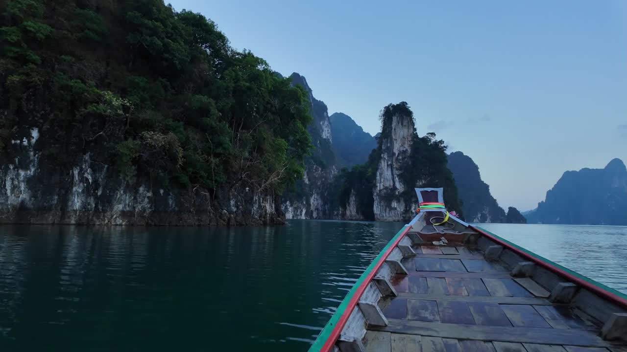 Premium stock video - Boat kayaking in khao sok national park,surat ...