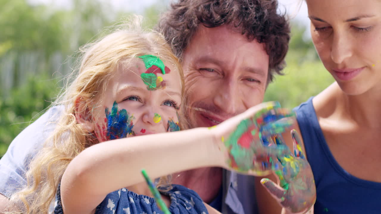 Messy, Silly, Vibrant Fun! Free Stock Video Footage Download Clips