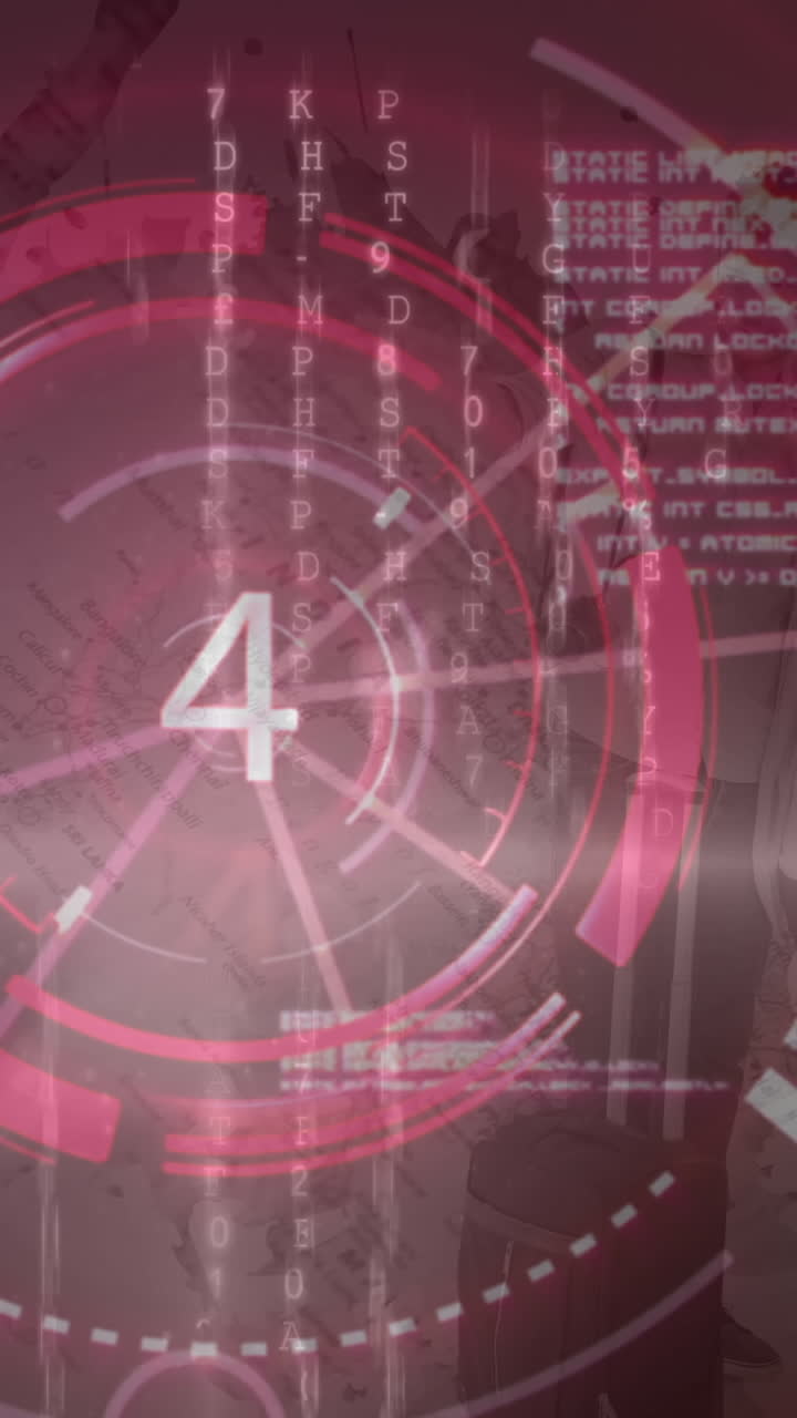 Countdown against grey background 4k | Premium Stock Video Footage