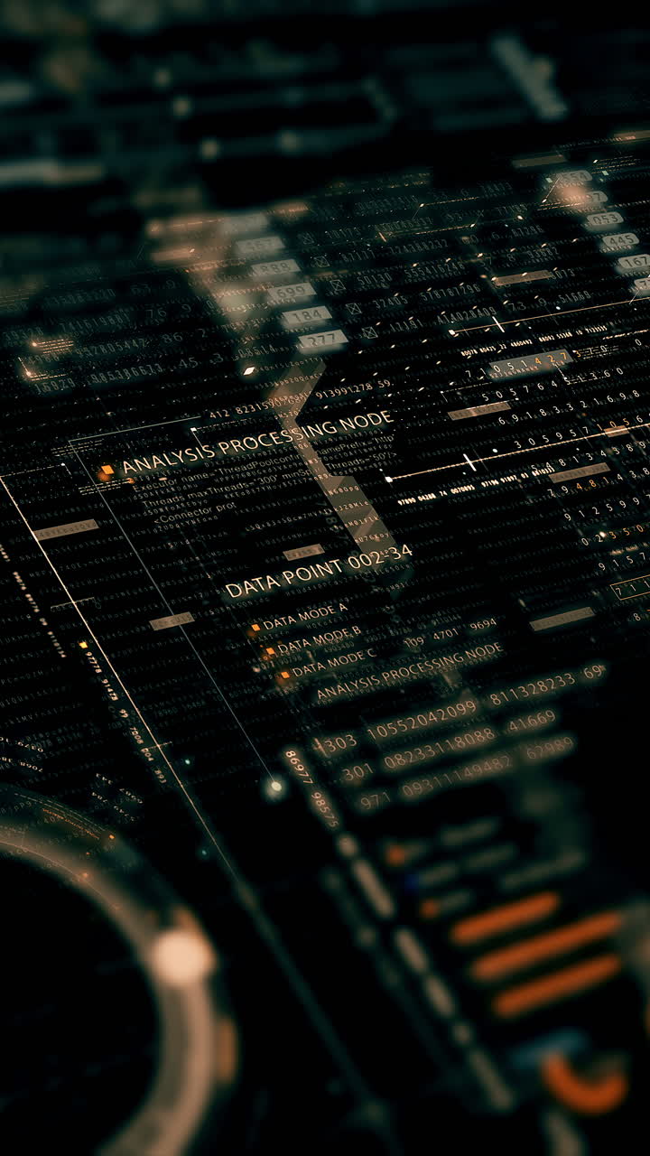 Premium stock video - Futuristic metaverse hi-tech digital data ...