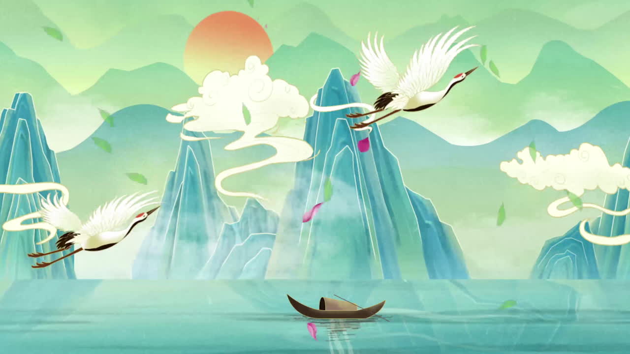 Premium stock video - China's traditional oriental digital art ...