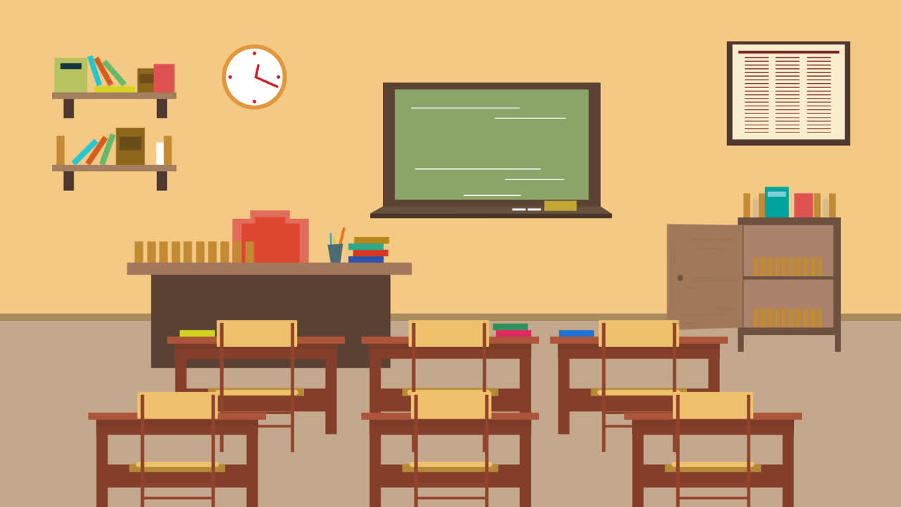 Premium stock video - School infographics pack 4