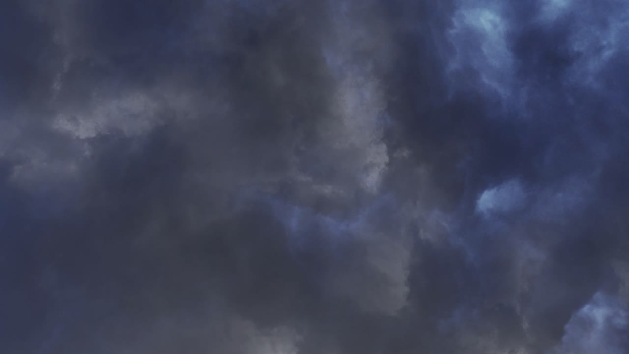 Premium stock video - Thunderstorm at night real time in sky ...