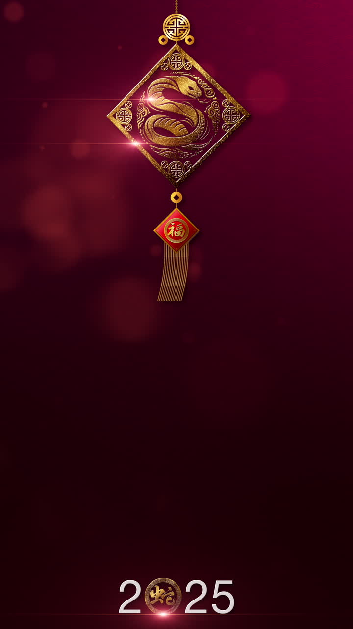 Happy Chinese New Year 2025: Year of the Dragon | Premium Stock Video ...