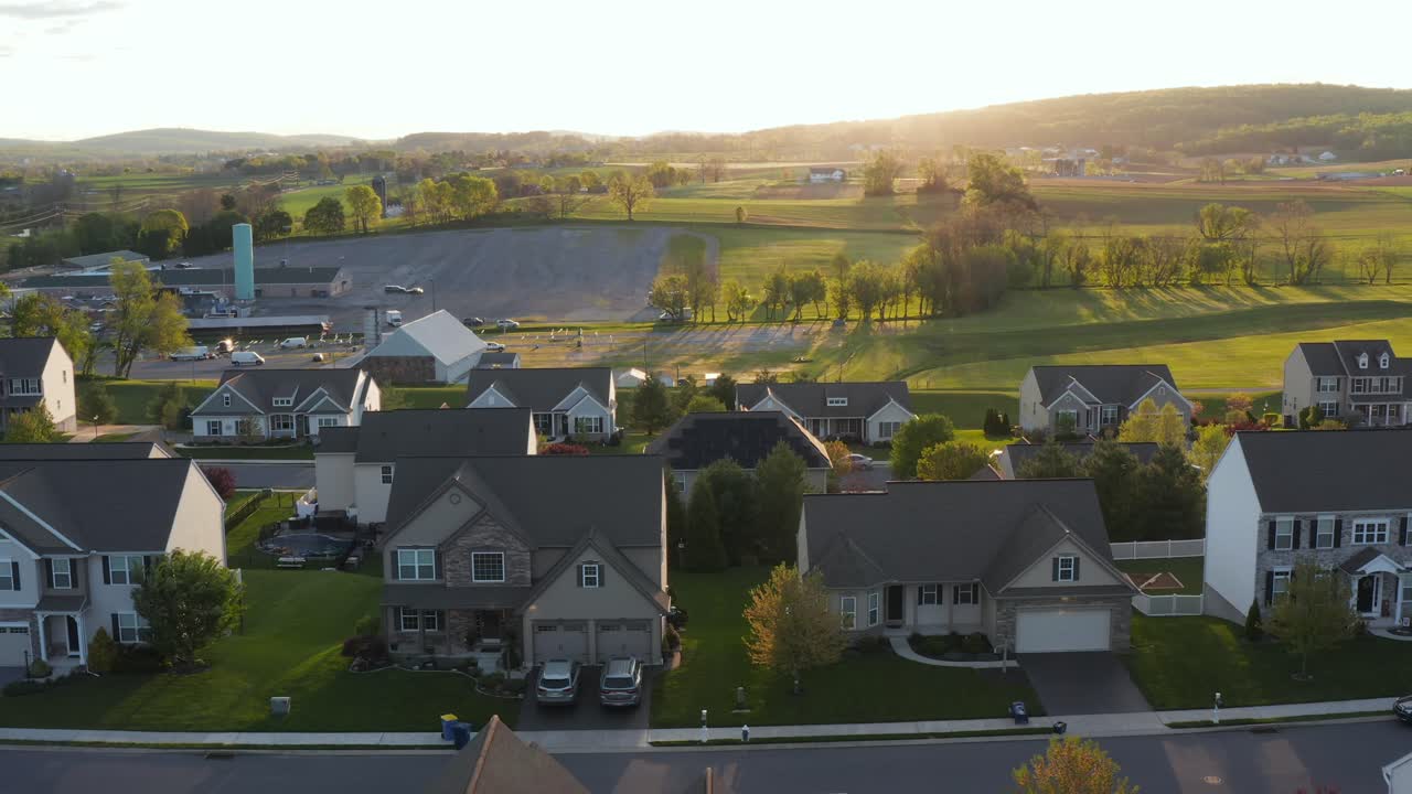 Urban sprawl in United States | Premium Stock Video Footage