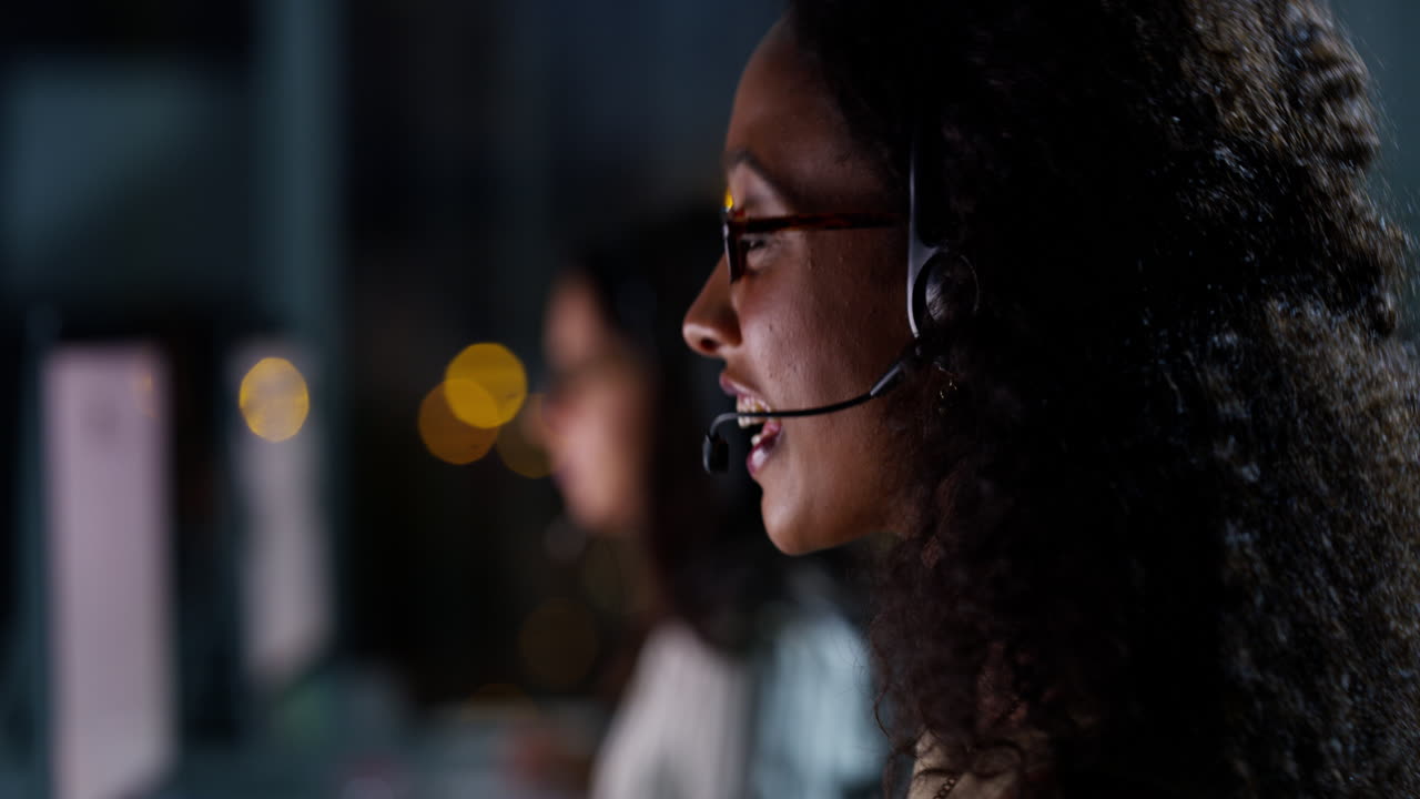 Premium stock video - Call center, customer support