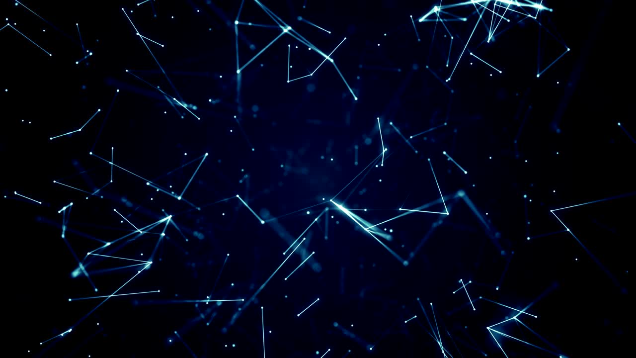 plexus abstract network titles technology science background loop | freepik