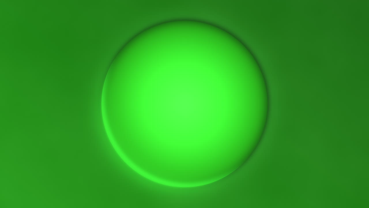 Premium stock video - Looping animation of a green circle with a ...