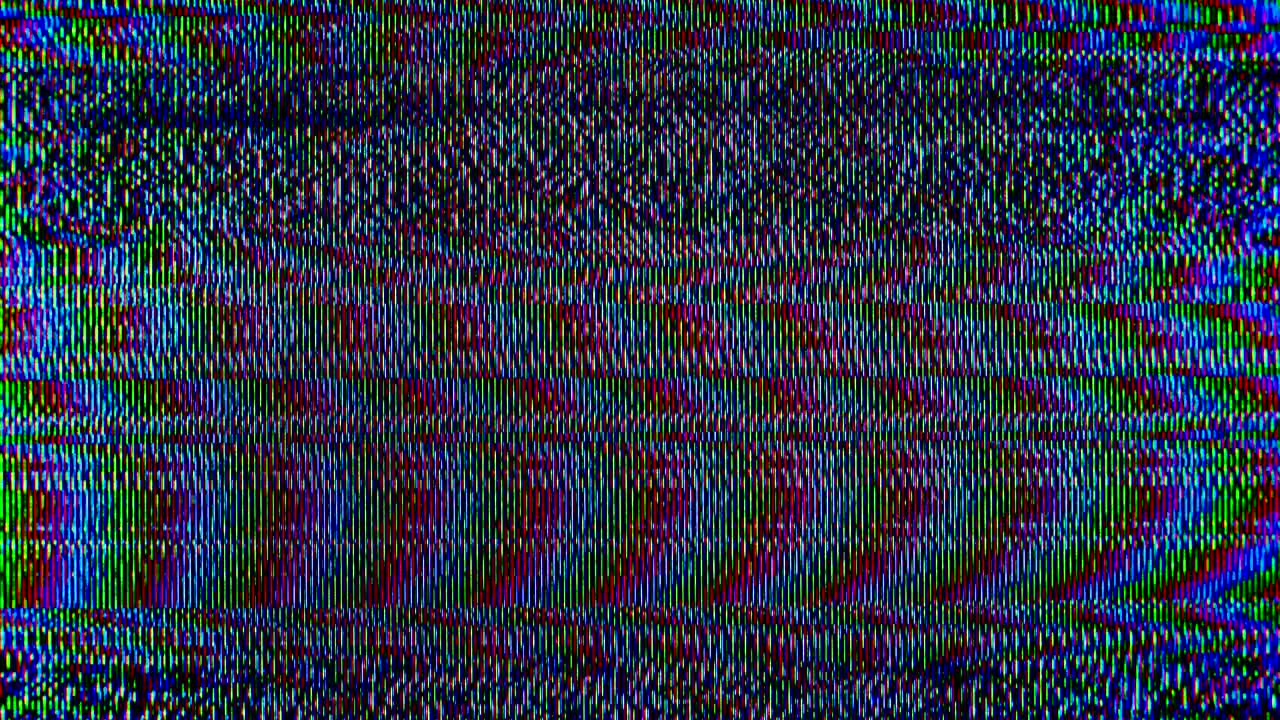 Premium stock video - Multicolored vhs static, flickering and analog ...