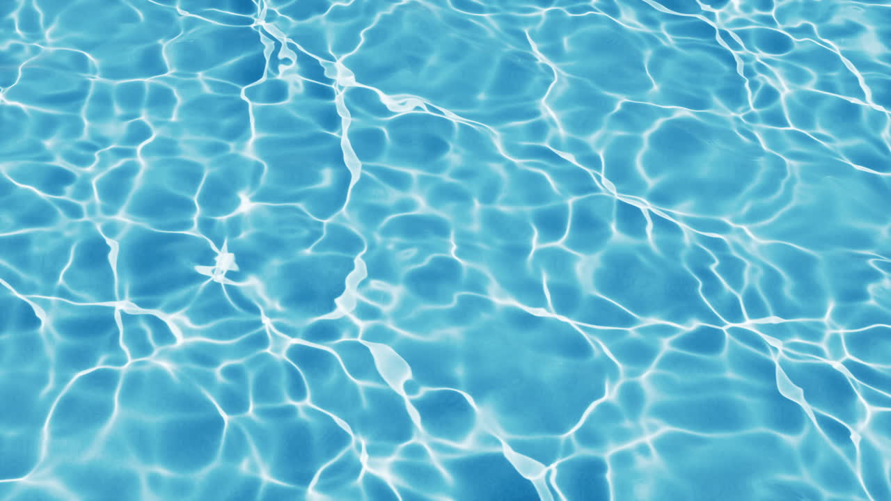 loop animation of water surface with caustic phenomenon 3d rendering ...