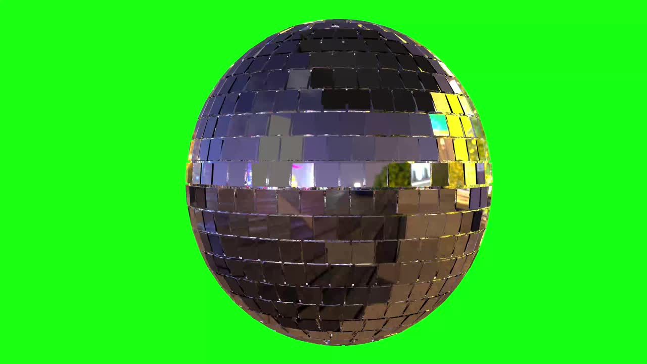 Green Screen Chroma Key Mirror Ball Free Stock Video Footage Download ...