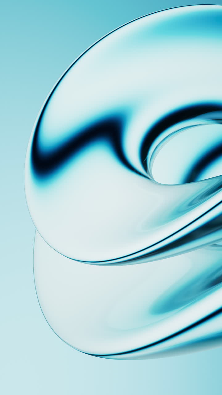 abstract blue gradient glass background with smooth transitions of ...