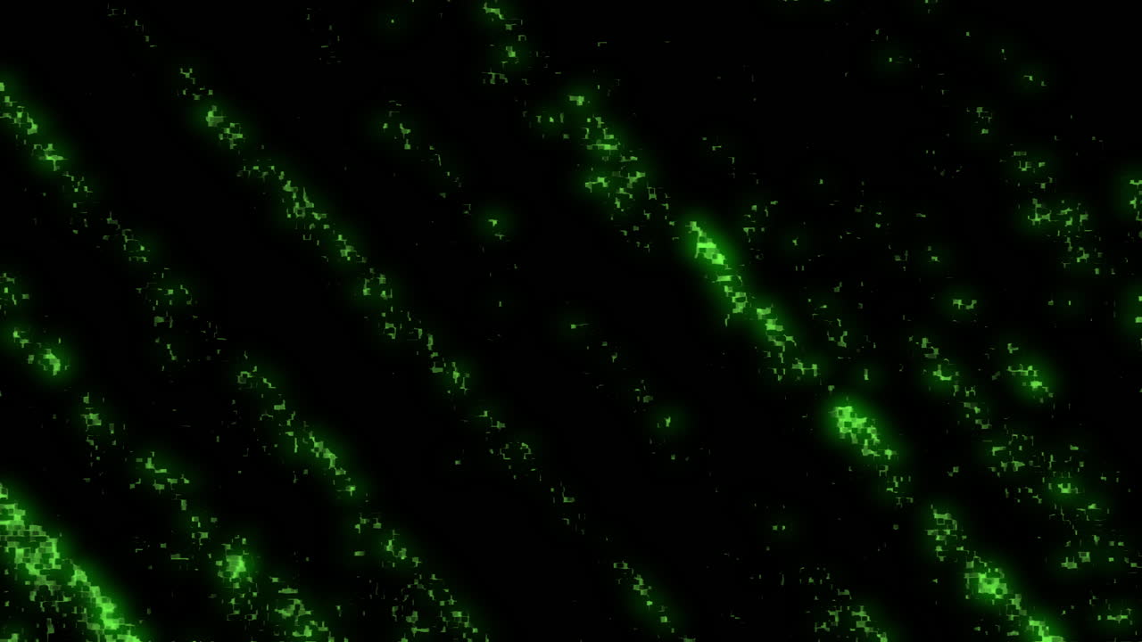 Vidéo de stock Premium - Bruit vert et effet glitch sur la texture grunge