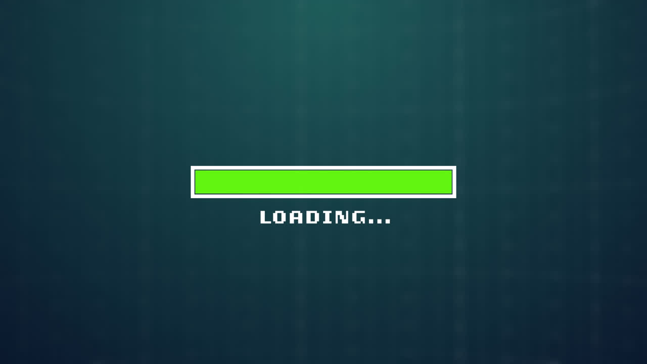 animation of data loading bar on gray background | freepik