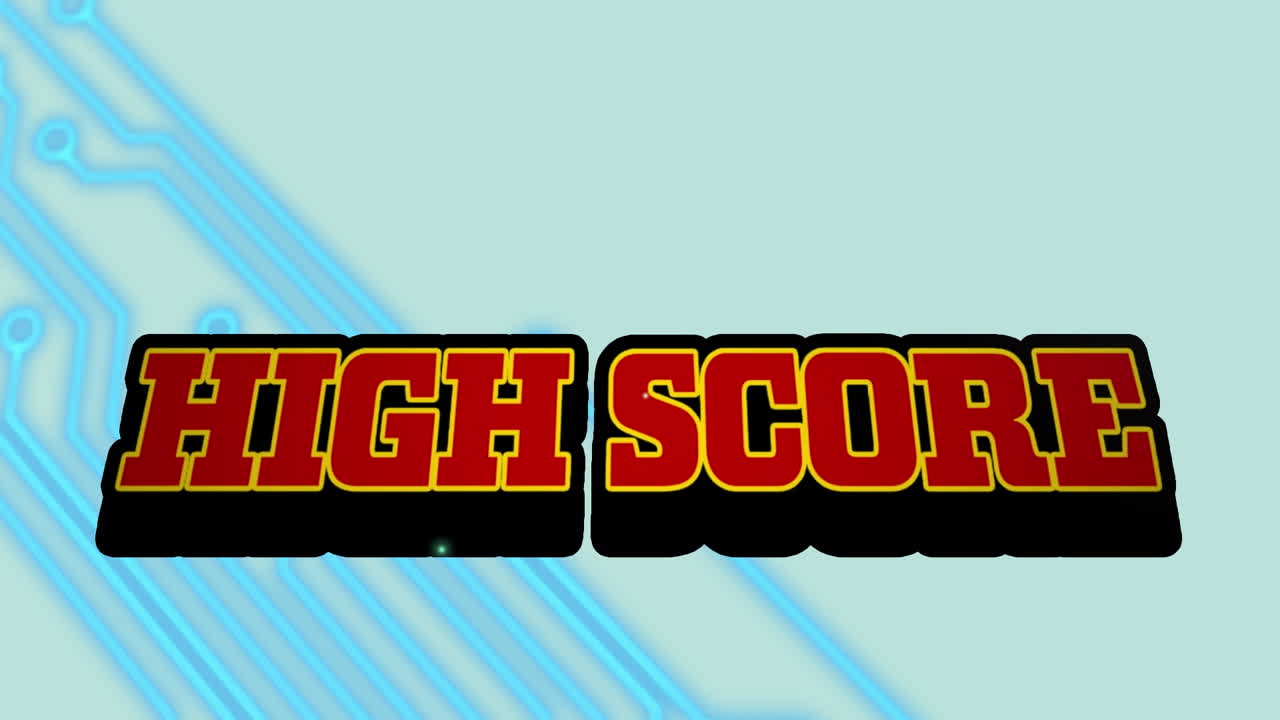 animation of high score text on white background | freepik