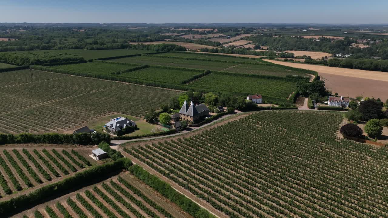 Flyover The Farms In Kent Free Stock Video Footage Download Clips Nature