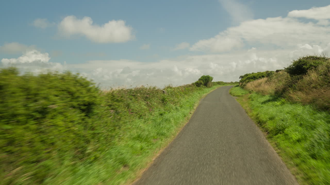 Premium stock video - Wales lanes 4k 03mov