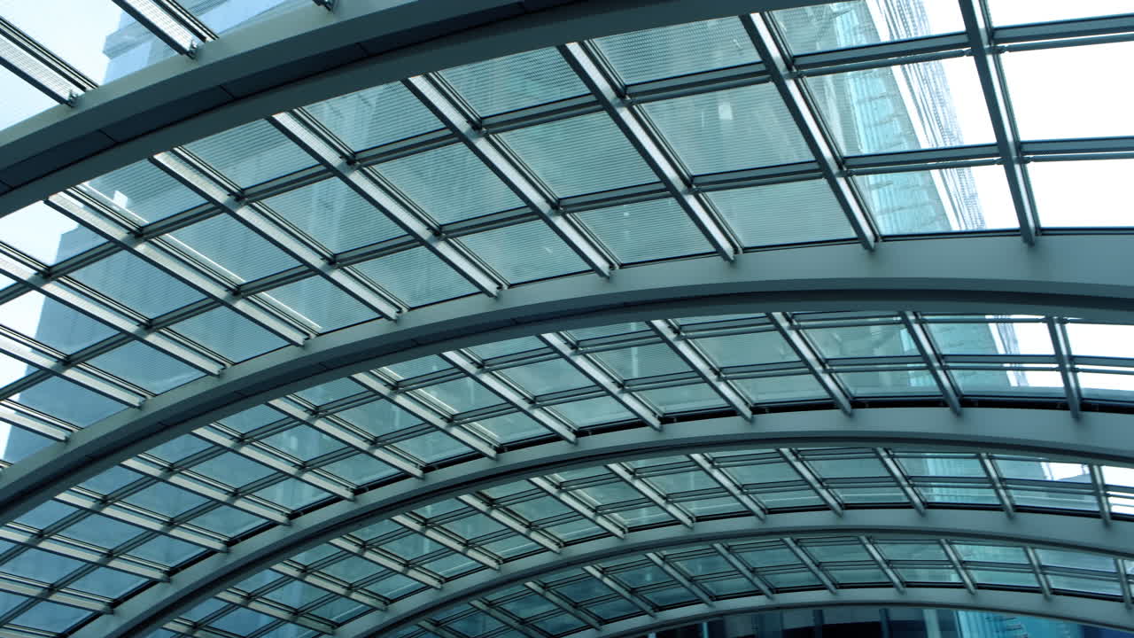 Modern Architectural With Metal Rooftop Structure With Glass ...