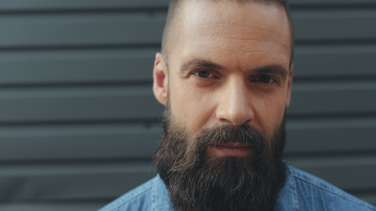 Free stock video - Close up of the camera zooming in the face with ...